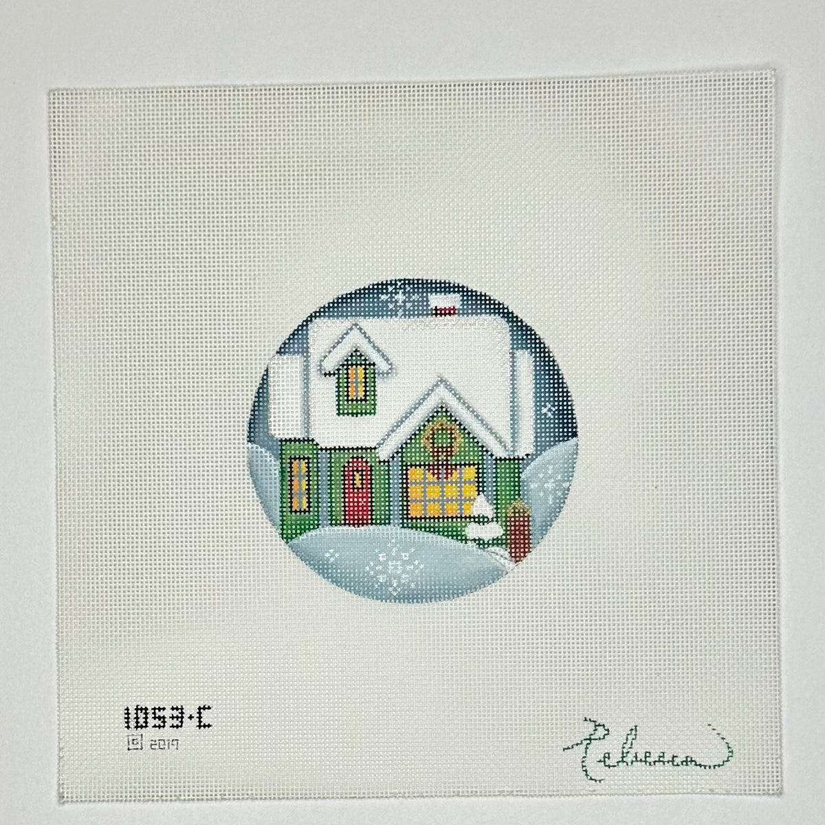 Green Cottage | Needlepoint Destashing