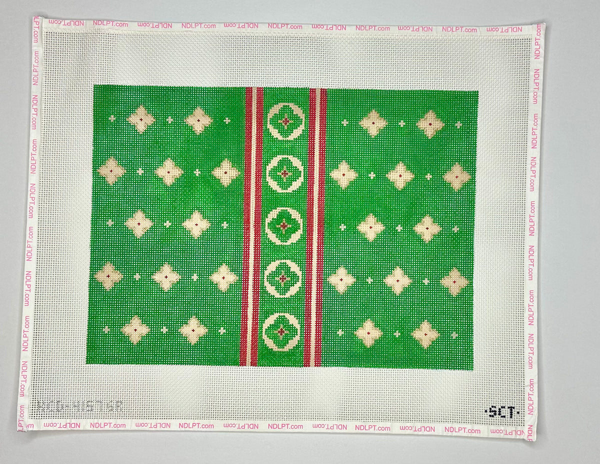 The Mary Kate Tote - Green | Needlepoint Destashing