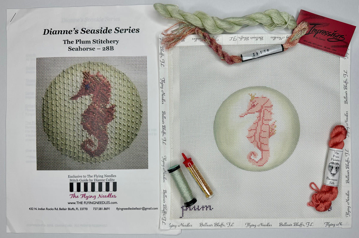 Seaside Series: Seahorse Kit | Needlepoint Destashing