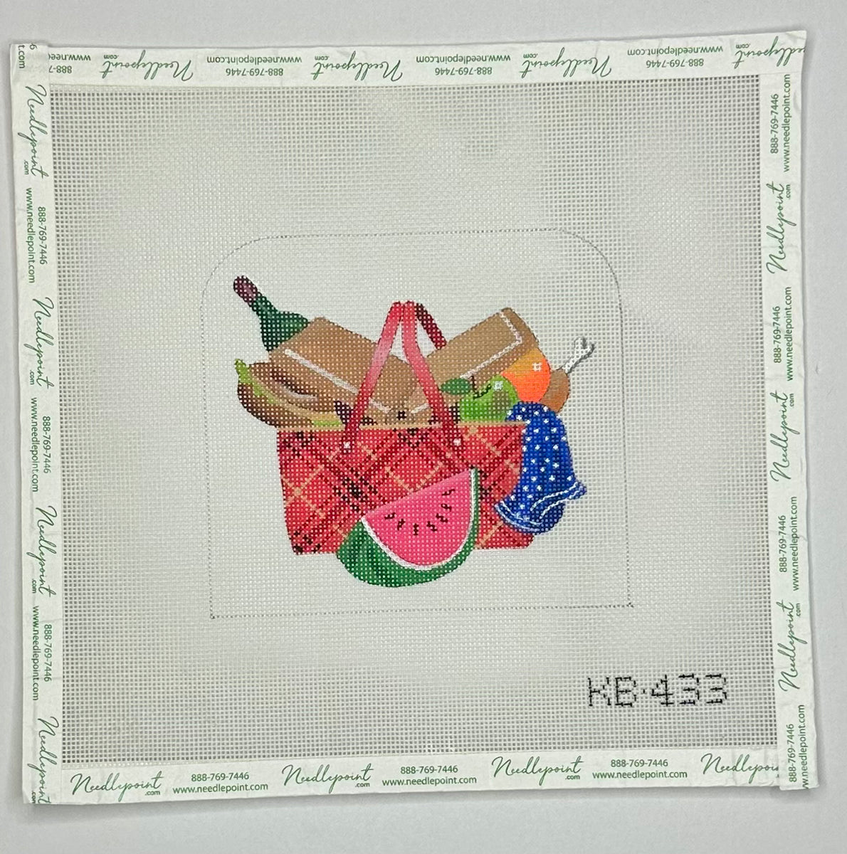 Retro Beach Summer Picnic | Needlepoint Destashing