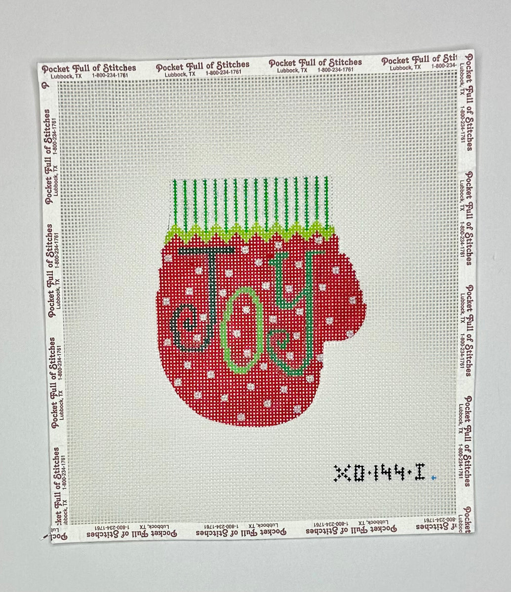 Joy Mitten | Needlepoint Destashing
