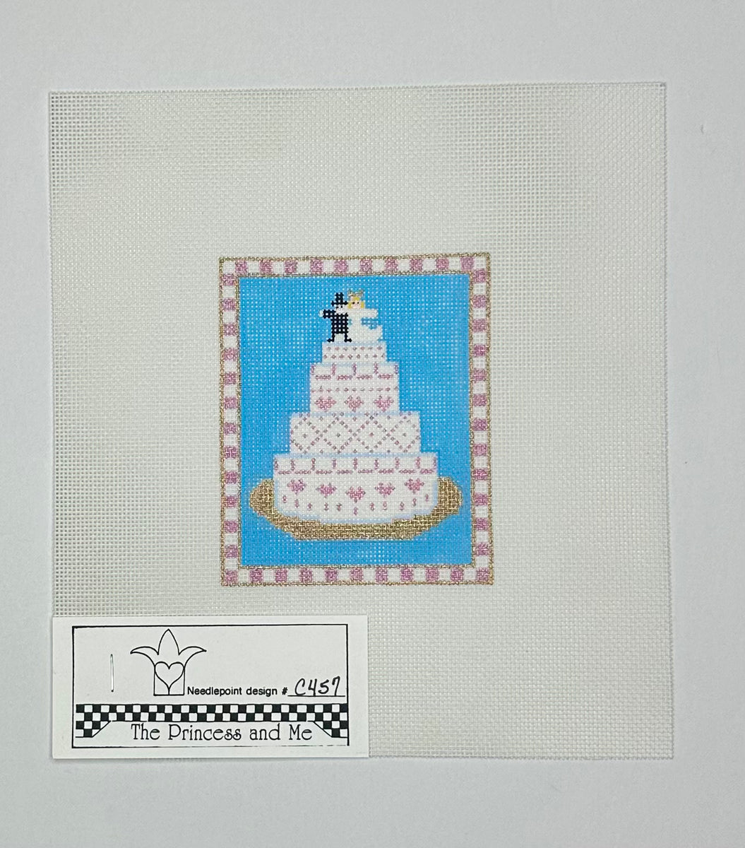 Cake Topper with stitch guide | Needlepoint Destashing