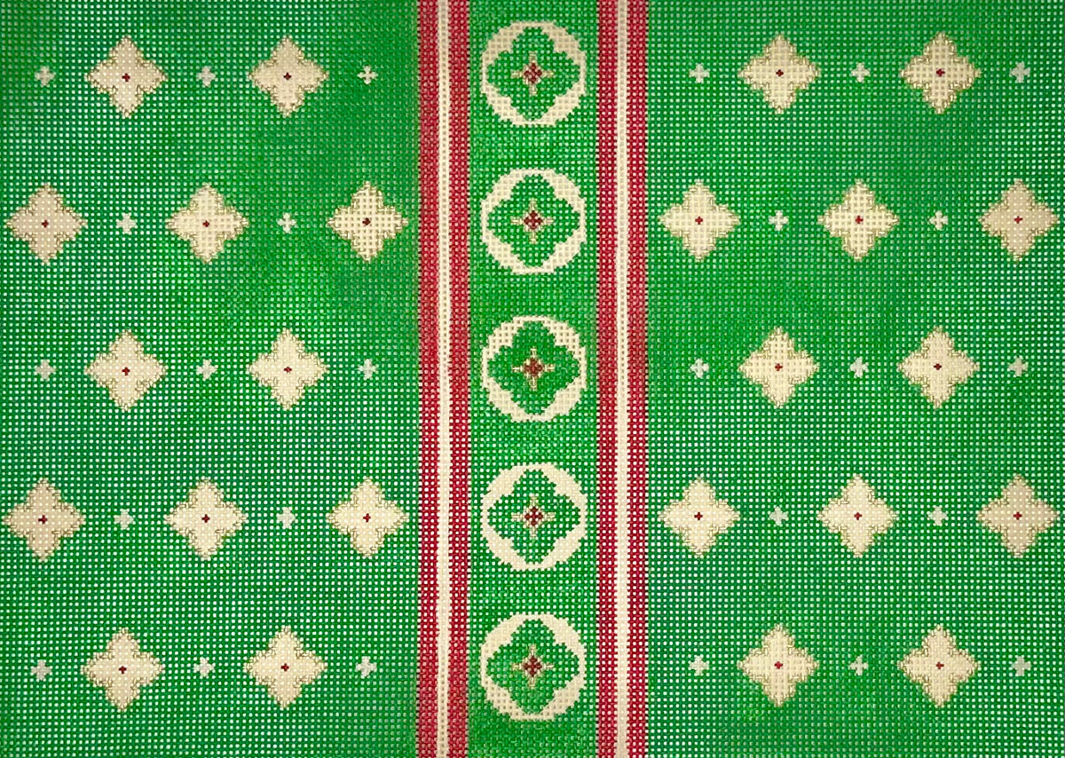 The Mary Kate Tote - Green | Needlepoint Destashing