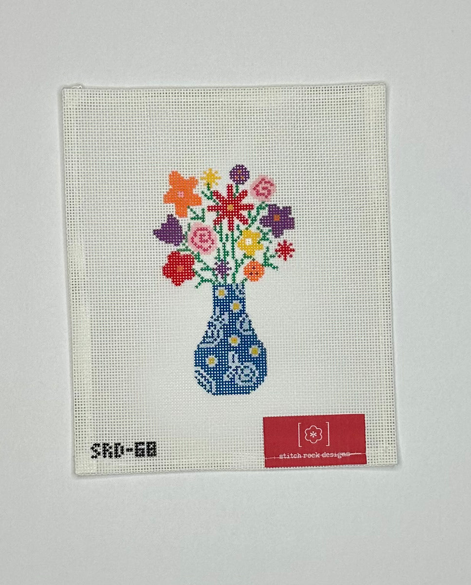 Farmers Market Floral | Needlepoint Destashing