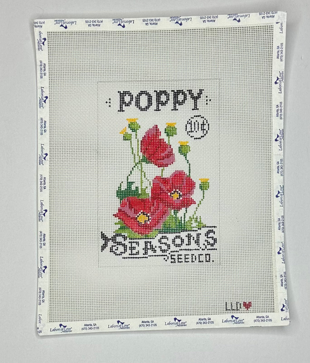 Poppy Seed Packet | Needlepoint Destashing