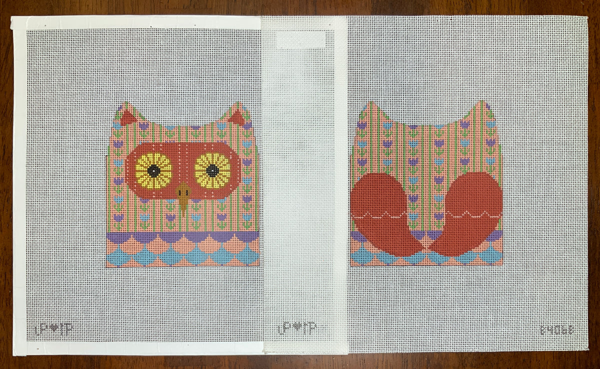 Pink Floral Hooter | Needlepoint Destashing