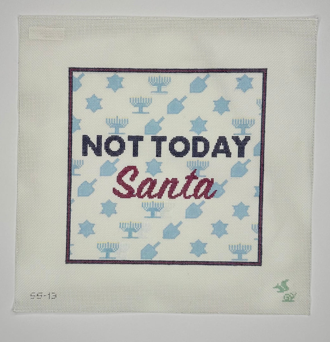 Not Today Santa | Needlepoint Destashing