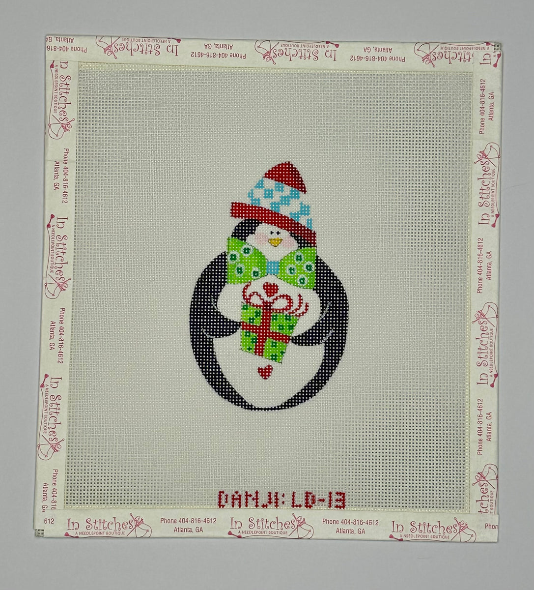 Rounded Penguin | Needlepoint Destashing