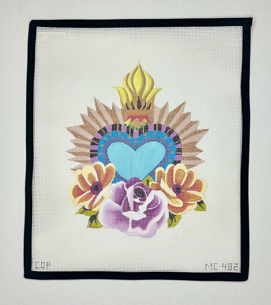 Floral Heart | Needlepoint Destashing