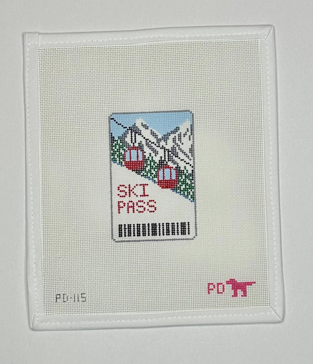 Ski Pass | Needlepoint Destashing