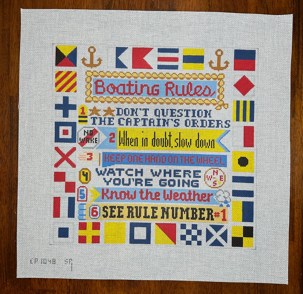 Nautical Signs | Needlepoint Destashing