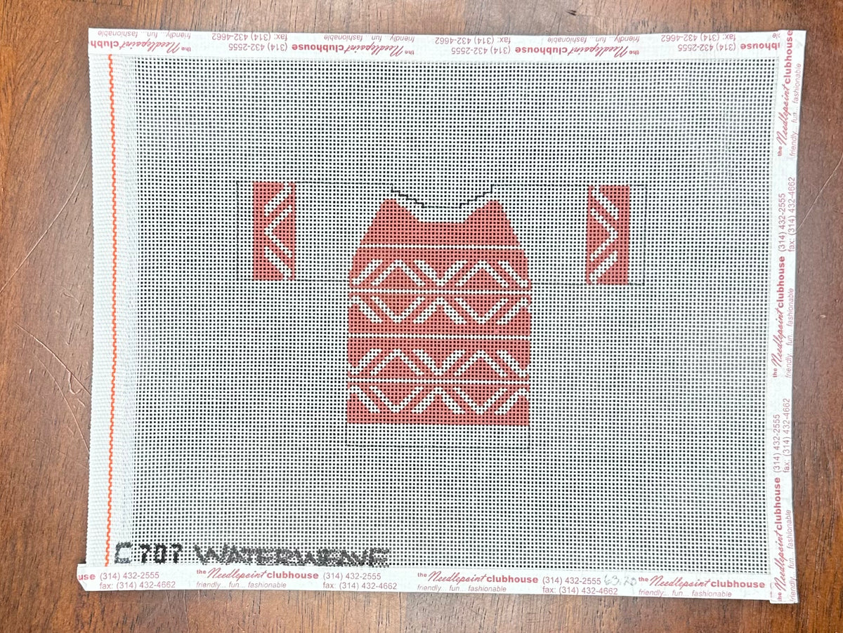 Sweater with stitch guide | Needlepoint Destashing