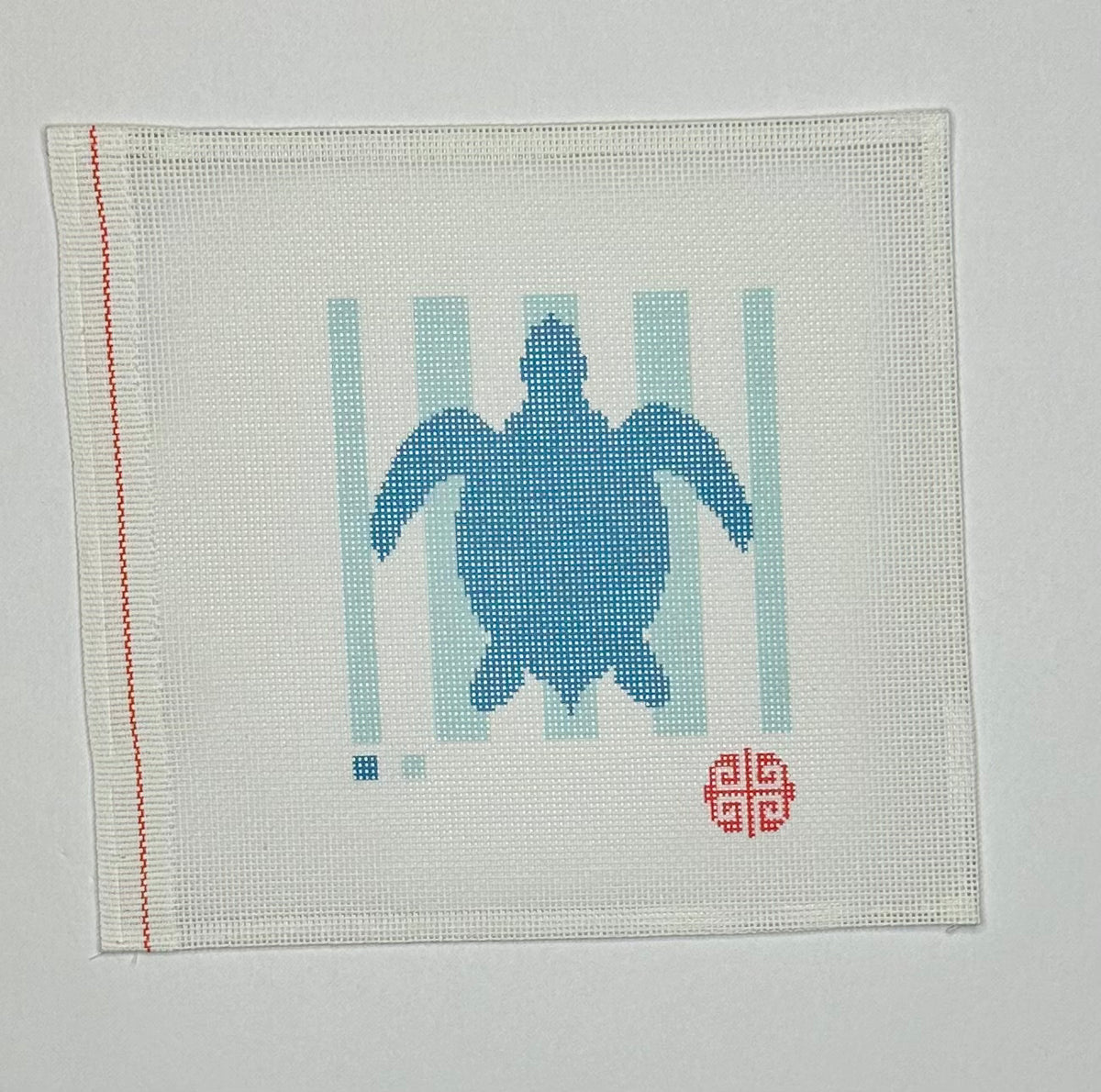 Sea Turtle Square (print) | Needlepoint Destashing
