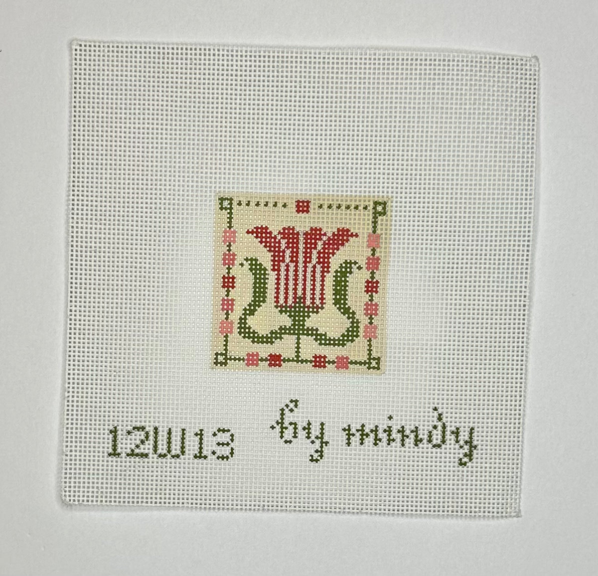 Art Nouveau Tile | Needlepoint Destashing