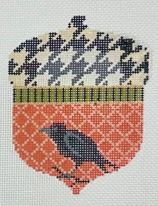 As the Raven Flies Acorn with stitch guide | Needlepoint Destashing