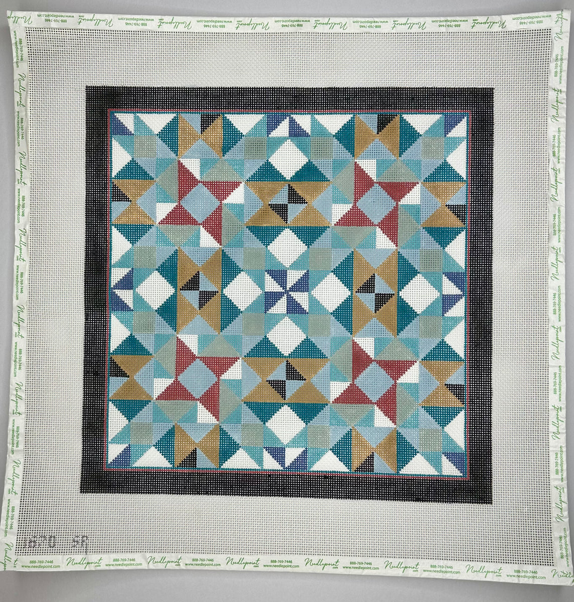 Pinwheel Cross Quilt | Needlepoint Destashing