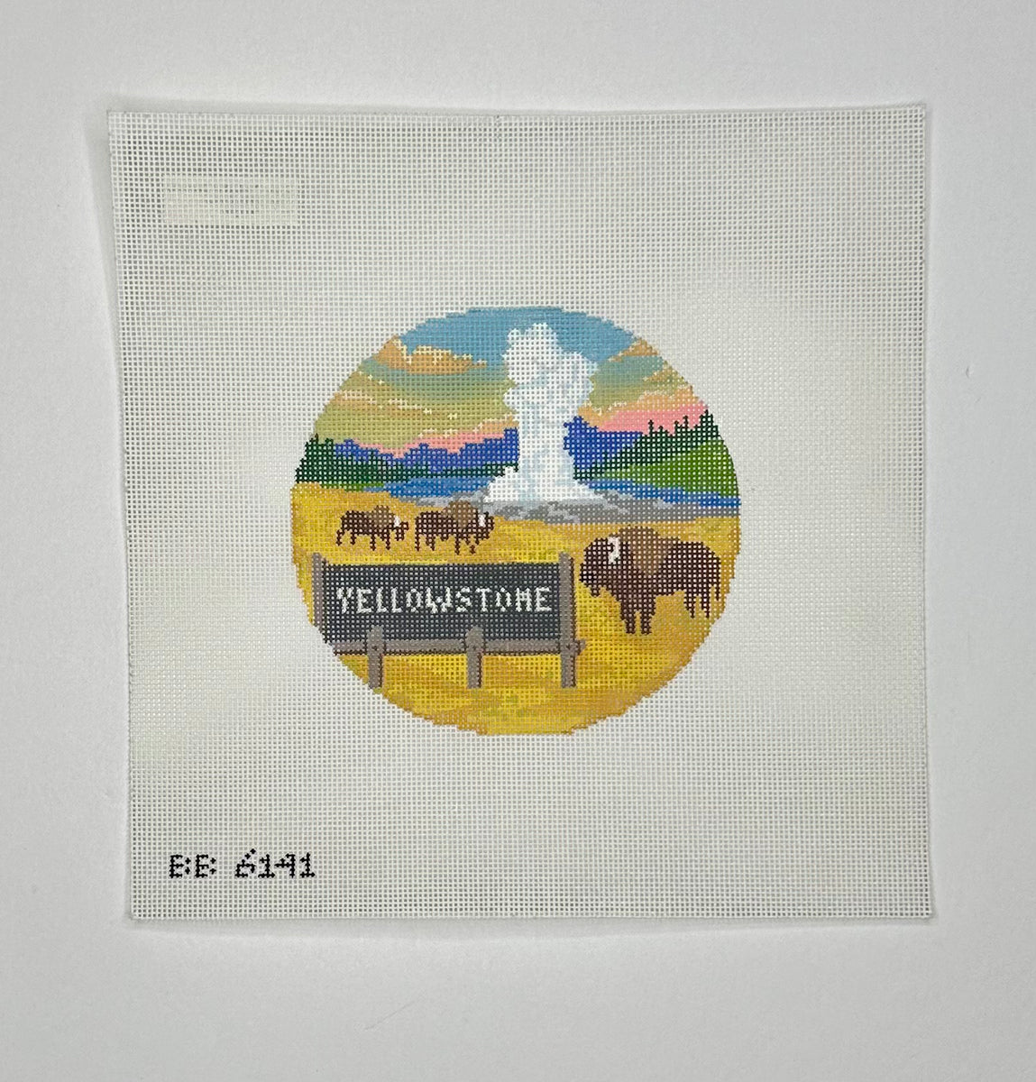 Explore America - Yellowstone | Needlepoint Destashing