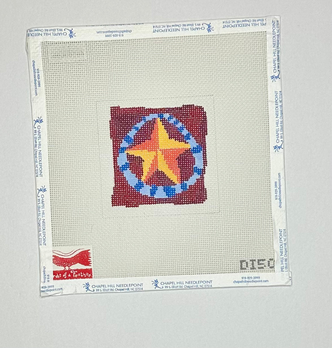 Christmas Star Square | Needlepoint Destashing