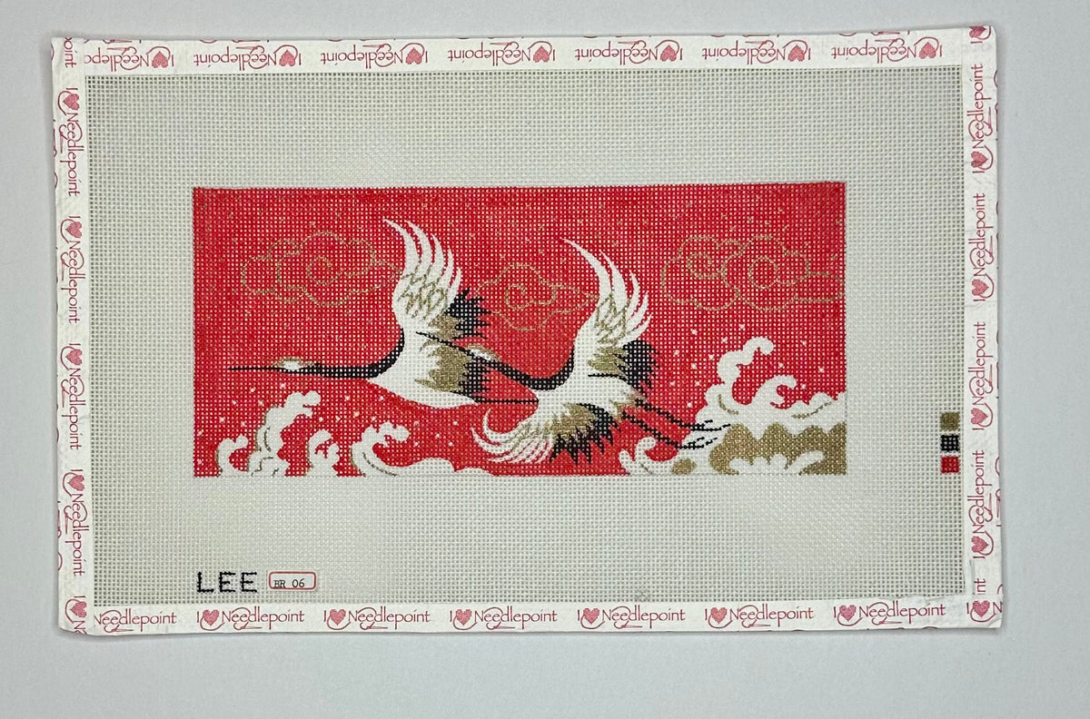 Cranes Insert | Needlepoint Destashing