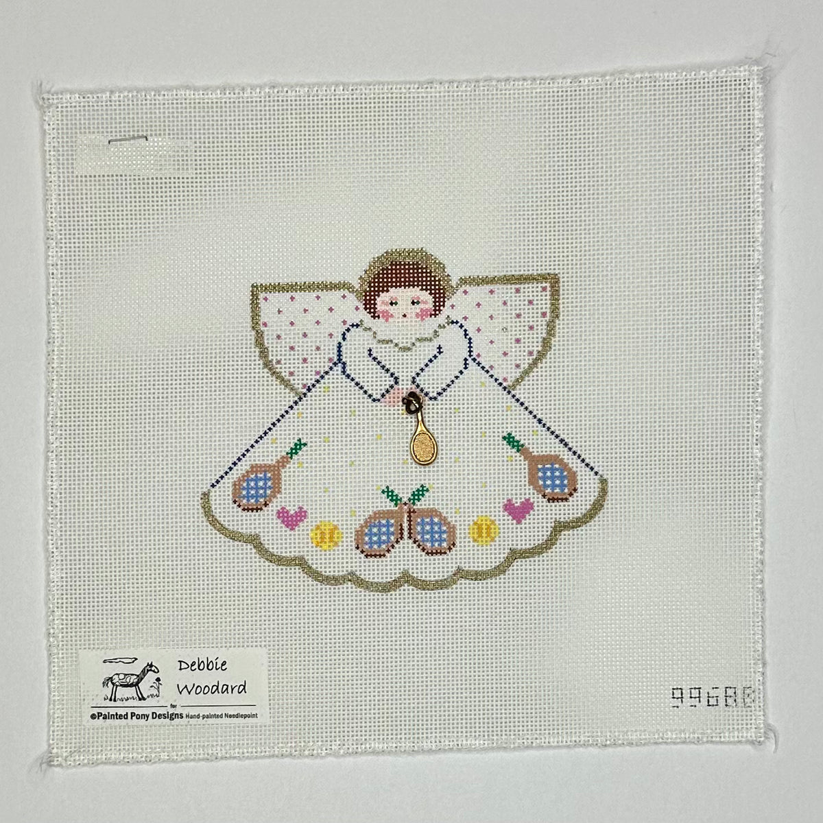 Tennis Angel | Needlepoint Destashing