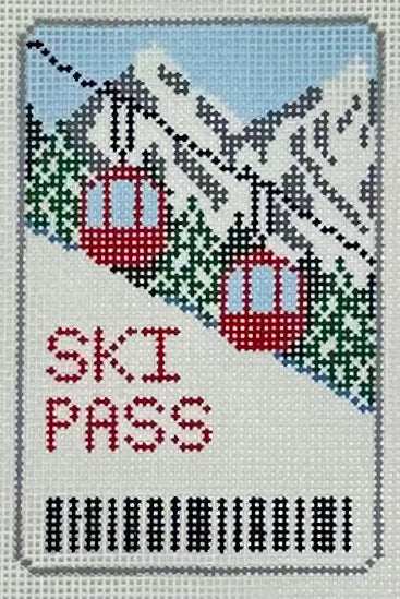 Ski Pass | Needlepoint Destashing