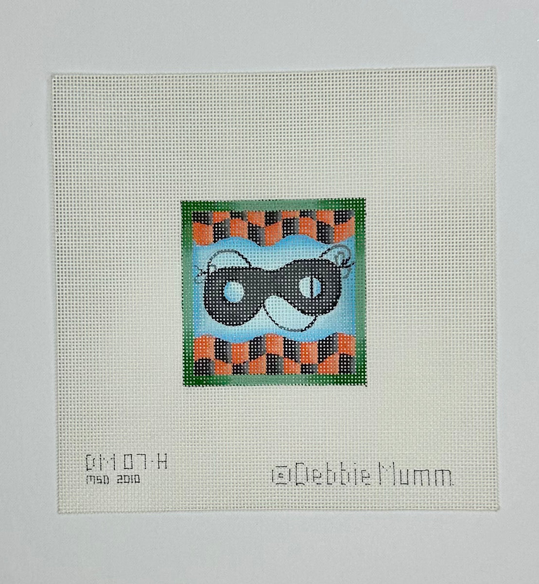Halloween Mask Square | Needlepoint Destashing