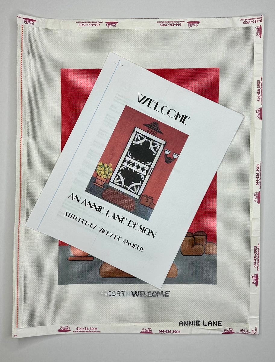 Welcome with stitch guide | Needlepoint Destashing