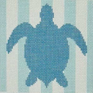 Sea Turtle Square (print) | Needlepoint Destashing