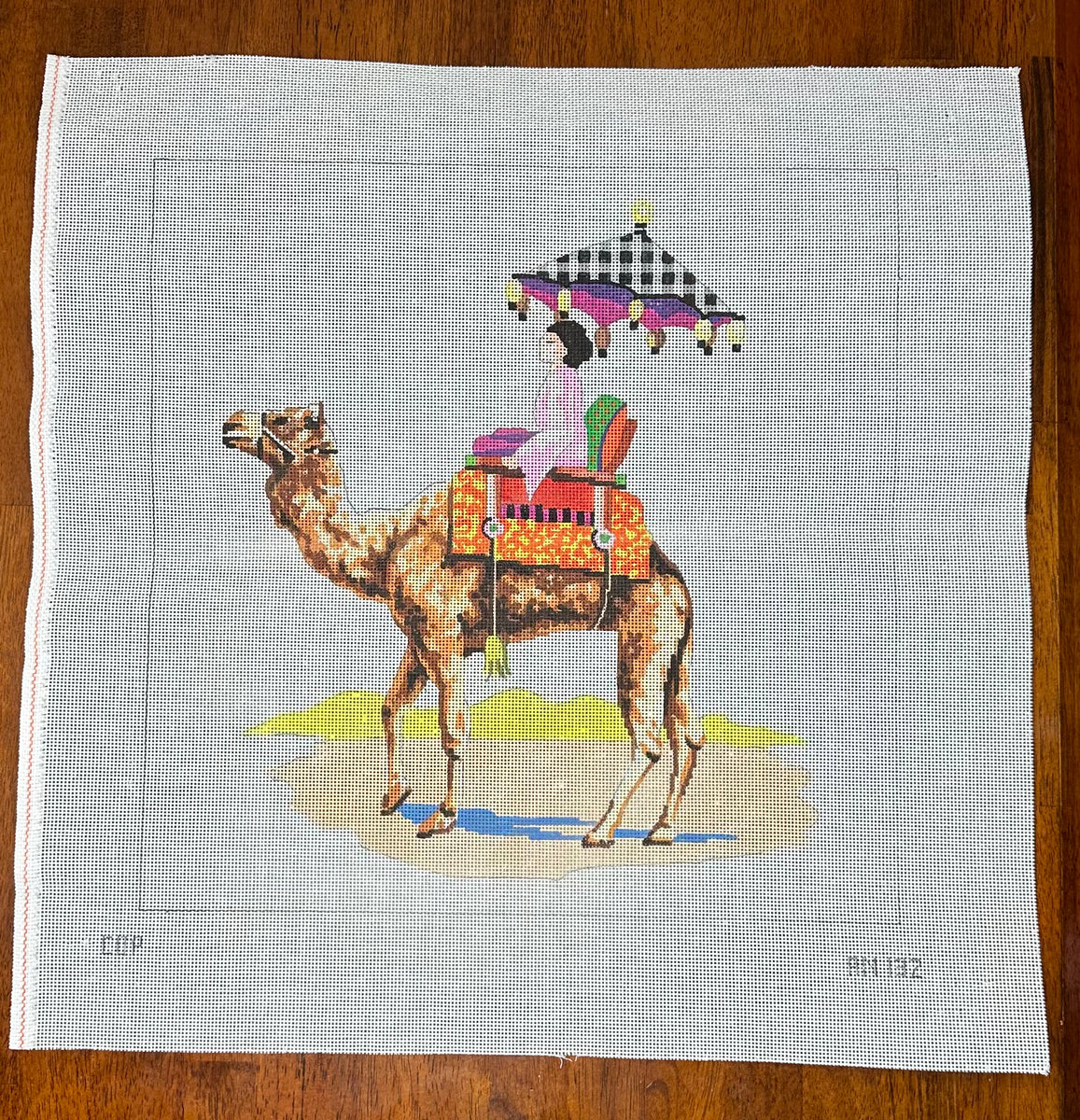 Camel with Woman | Needlepoint Destashing