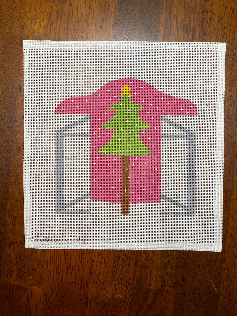 Christmas Tree Sled | Needlepoint Destashing