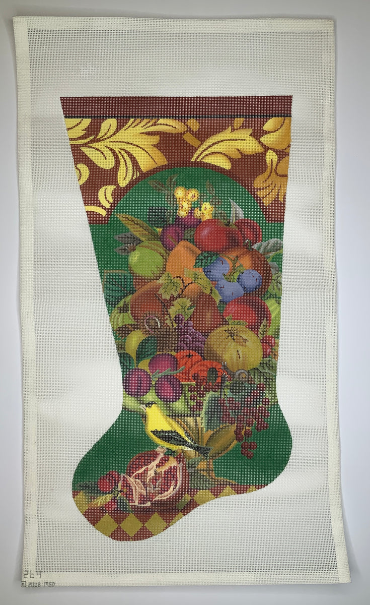 Fruit Bowl Stocking | Needlepoint Destashing