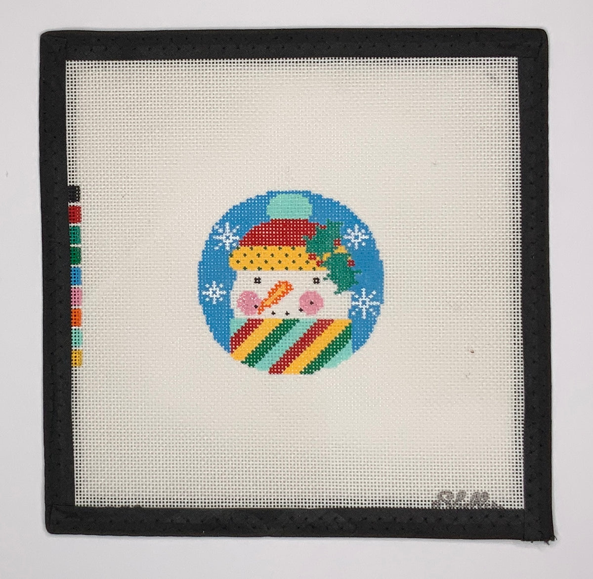 Snowman Round | Needlepoint Destashing