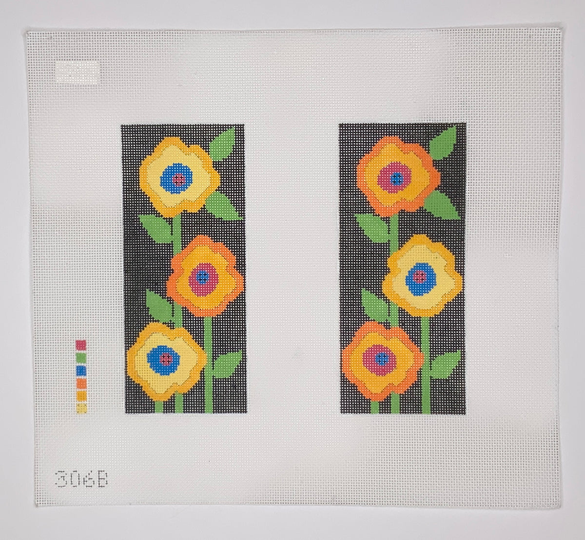 Contemporary Floral Reader EGC | Needlepoint Destashing