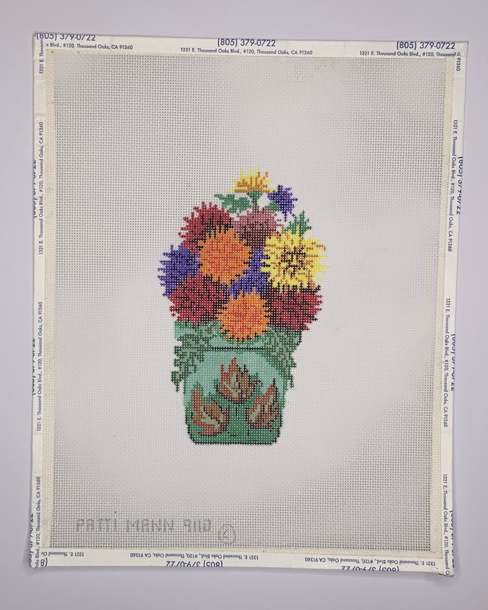 Potted Plant: November | Needlepoint Destashing