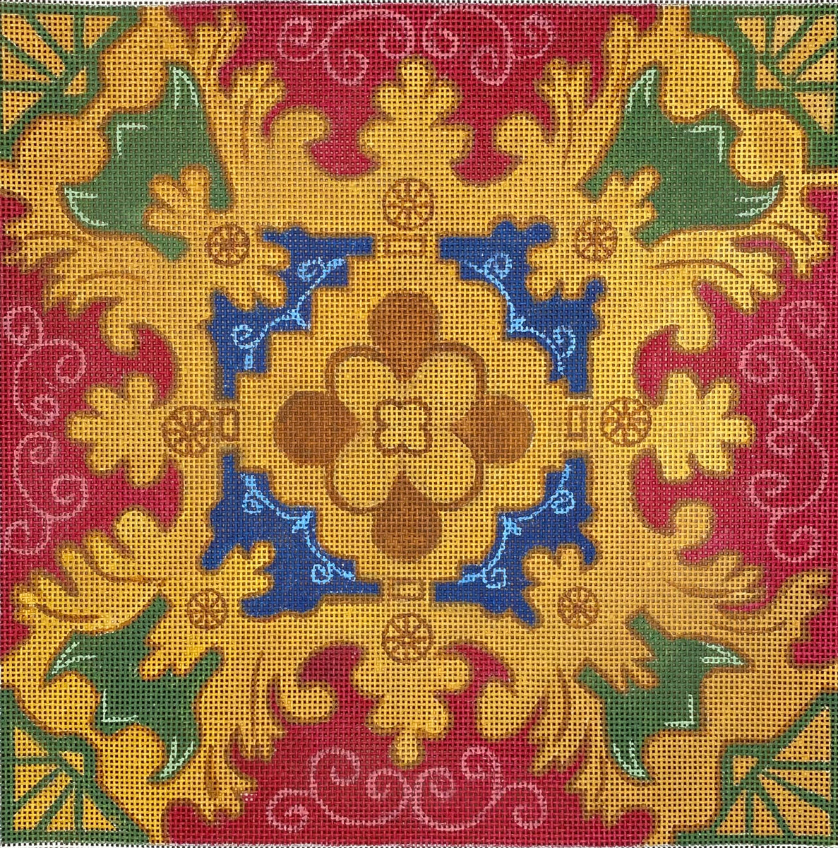 Medallion Motif | Needlepoint Destashing